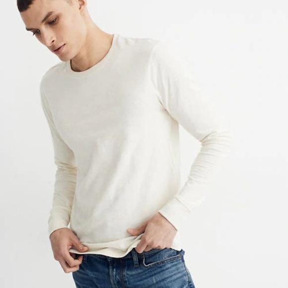 Madewell | Shirts | Madewell Allday Crewneck Long Sleeve Tee Xl Nwt ...